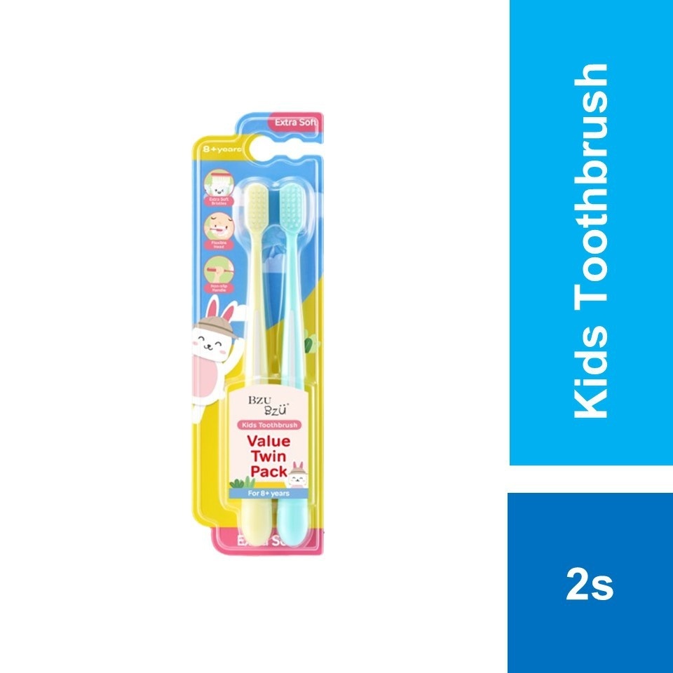 BZU BZU Kids Toothbrush For 8+ Years Value Twin Pack | Shopee Malaysia