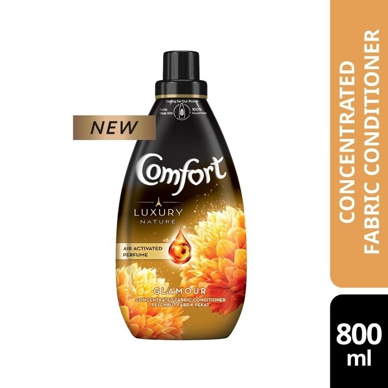 Comfort Concentrate Fabric Softener Luxury Nature Glamour 800ml ...