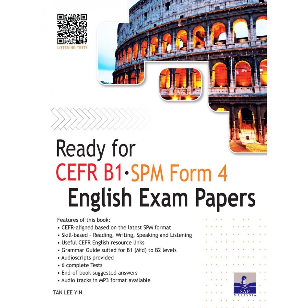 SAP 2024: Ready For CEFR English Exam Papers: B1 Form 4 9789673217793 ...