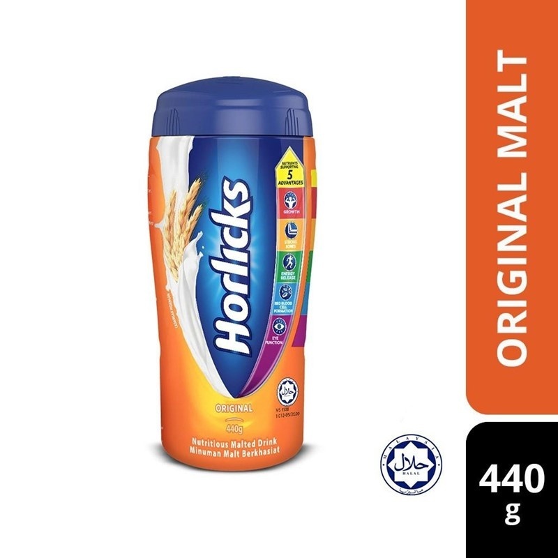 Horlicks Original Nutritious Malted Drink Jar 440g | Shopee Malaysia