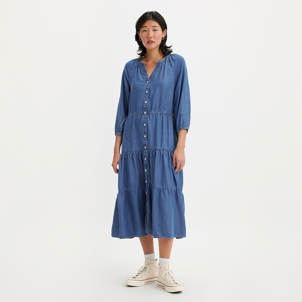 Levi's® Women's Cecile Midi Dress A7571-0005 | Shopee Malaysia