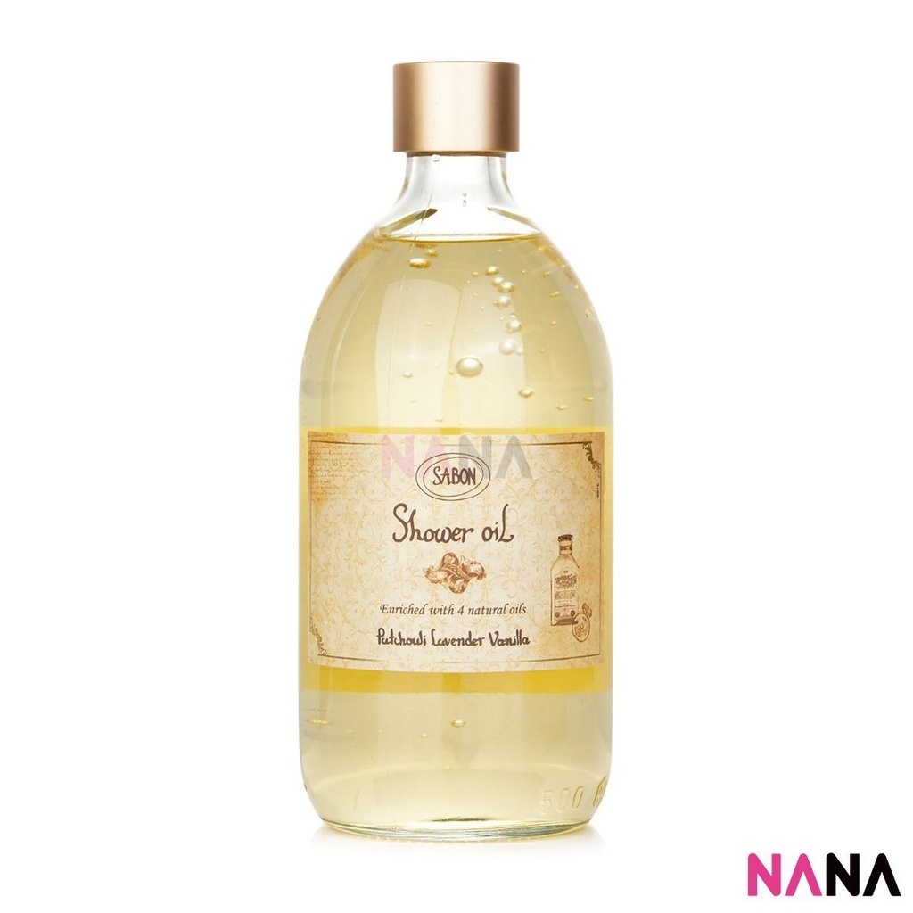 SABON Shower Oil - Patchouli Lavender Vanilla 500ml | Shopee Malaysia