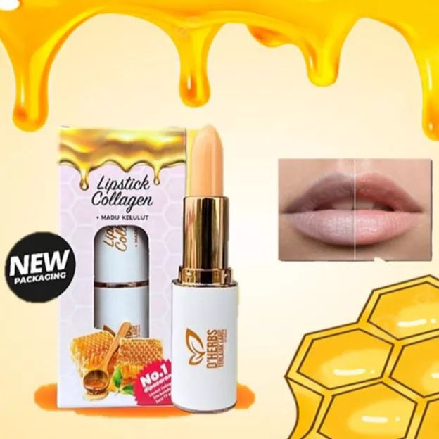 DHerbs Lipstick Collagen New Packaging & Old Pakaging / DELIMA LIP ...