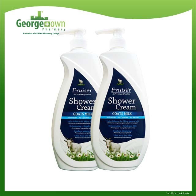 FRUISER SHOWER CREAM GOAT MILK 1000ML 2S | Shopee Malaysia