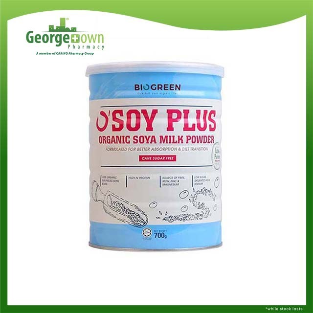 BIOGREEN ORGANIC SOY PLUS ORGANIC SOYA MILK SUGARFREE 700G | Shopee ...