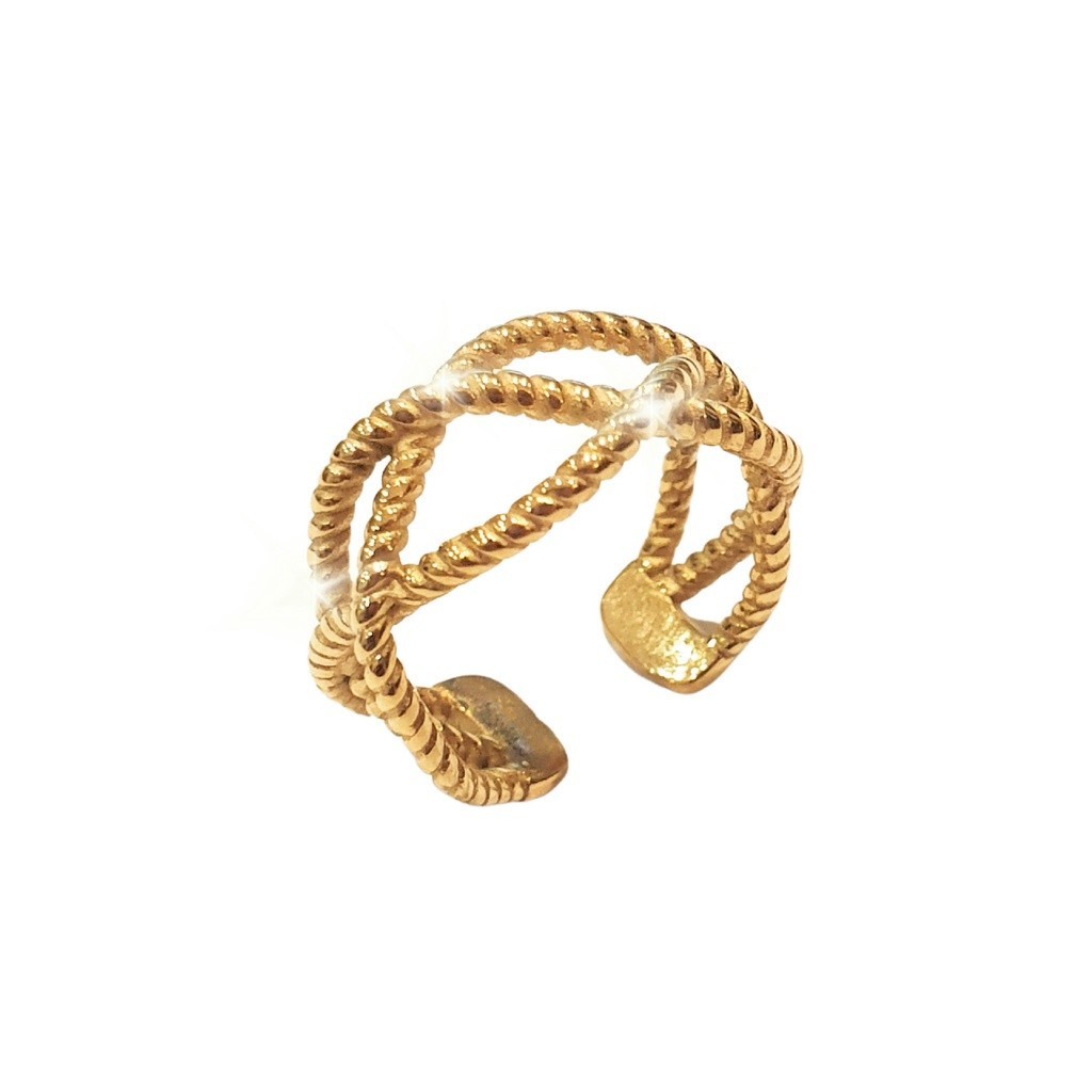 CELOVIS Morgana Celtic Knot Adjustable Band Ring in Gold | Shopee Malaysia