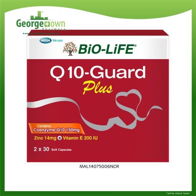 BIO LIFE COQ10 150MG GUARD PLUS 30X2 | Shopee Malaysia