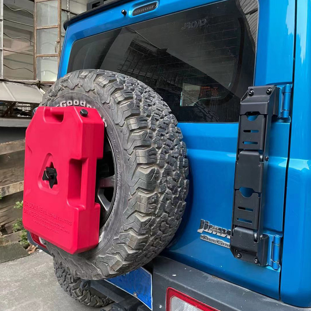 Adjustable Sparewheel-mount Oil Barrel Bracket For Suzuki Jimny JB64 JB74 JB64W JB74W 2018 2019 ...