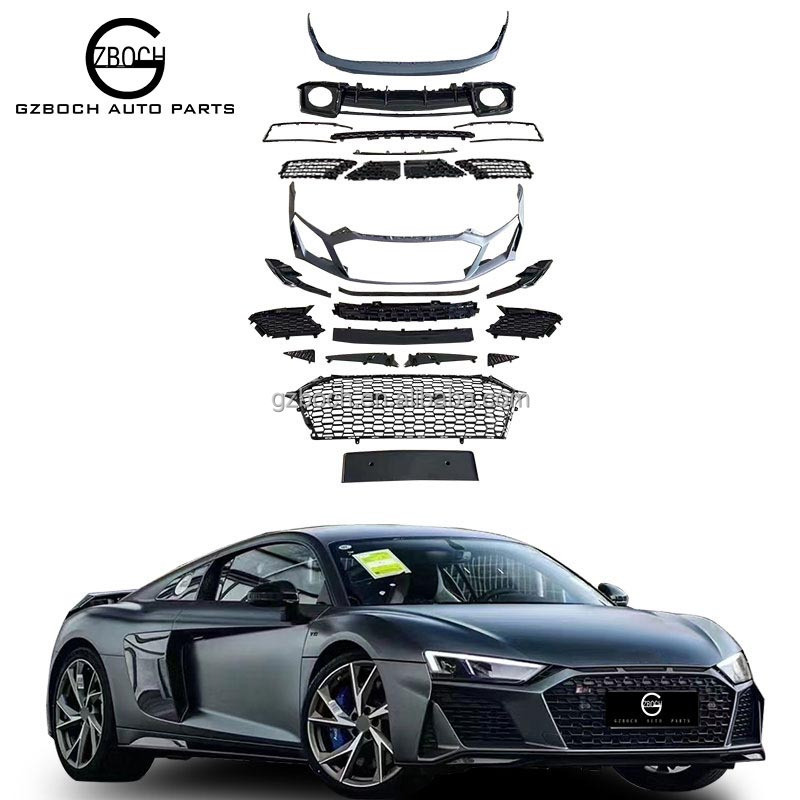 Genuine R8 Car bumpers For 2016-2020 Audi R8 bodykit Front car bumper ...