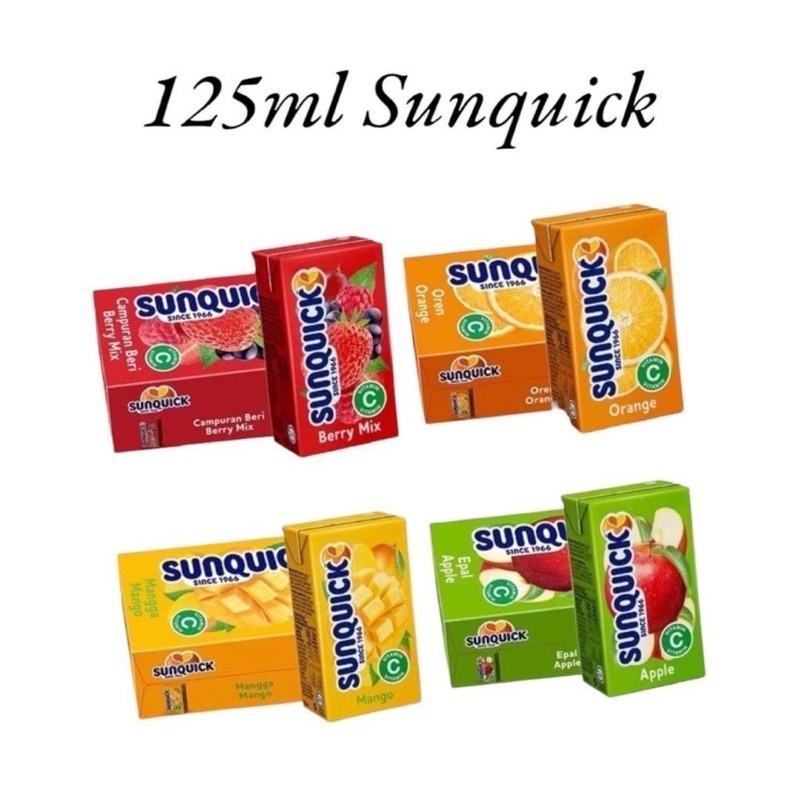 Sunquick Fruit Drink 125ml | Shopee Malaysia