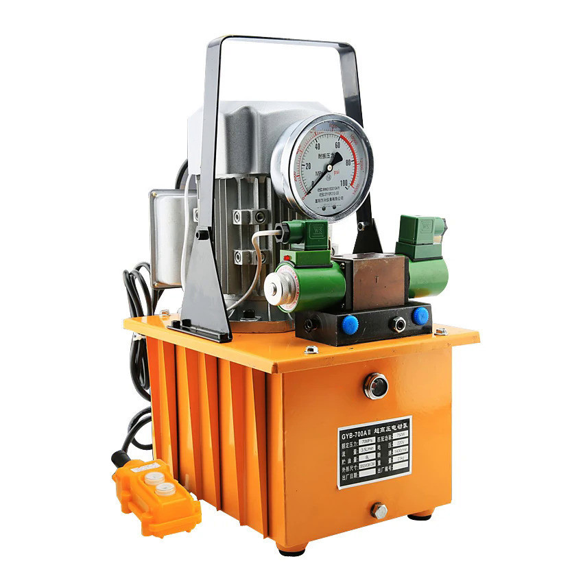 ZCB-700AB-2 Hydraulic Electric Pump (Solenoid valve) Double Circuit ...