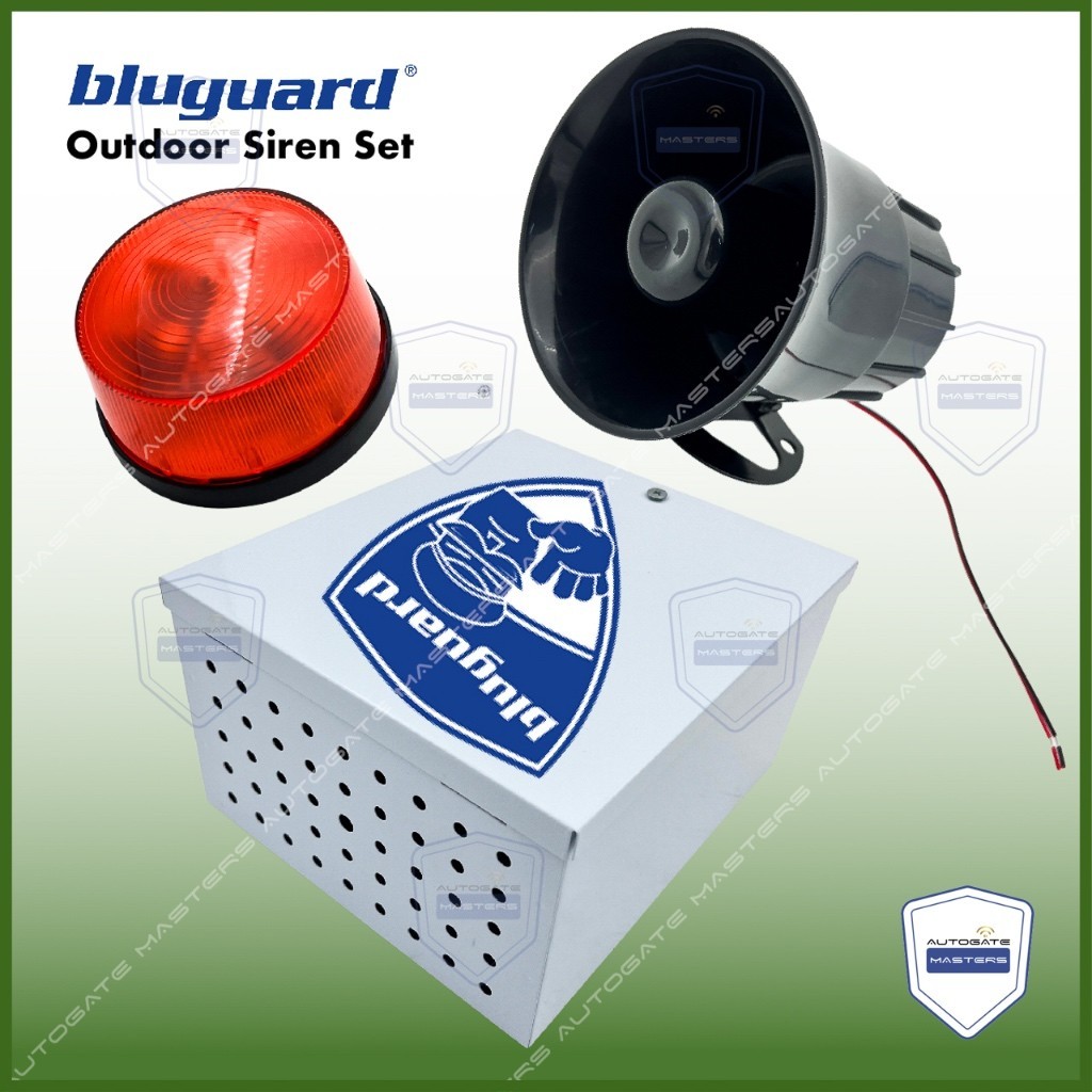 ALARM SIREN SET WITH METAL BOX,SIREN HORN,STROBE LIGHT autogate system ...