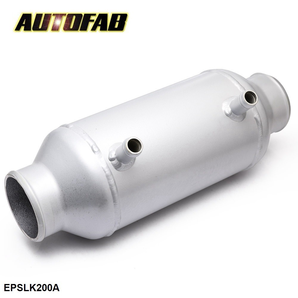 AUTOFAB 5" X 8" Aluminum Water Liquid to Air Intercooler Barrel Cooler ...
