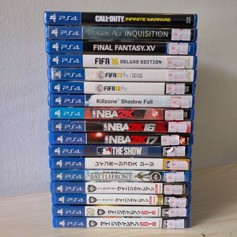 PS4 USED Game Various RM40 Titles (Pre-Owned) | Shopee Malaysia