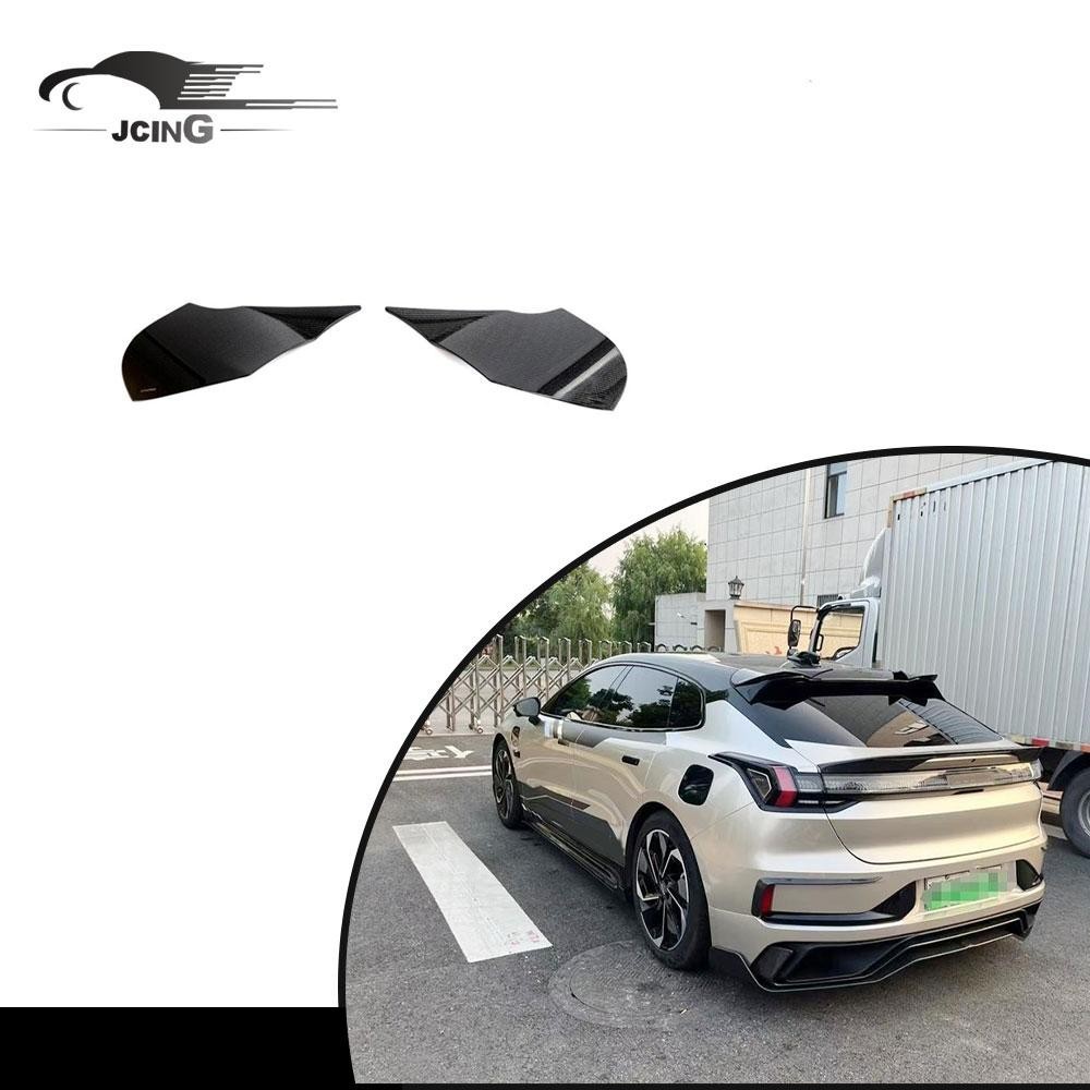 For Zeekr 001 2021-2023 REAL CARBON Rear Roof Spoiler Top Window Wing ...