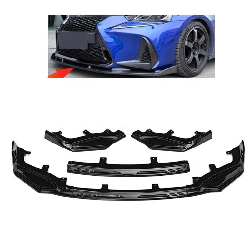 3PCS Front Lip Car Front Bumper Spoiler For Lexus IS200t IS300 IS350 F ...