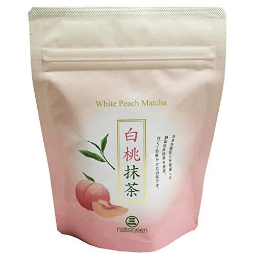 Marsan Nakanoen White Peach Matcha Powder Type For both hot and iced ...
