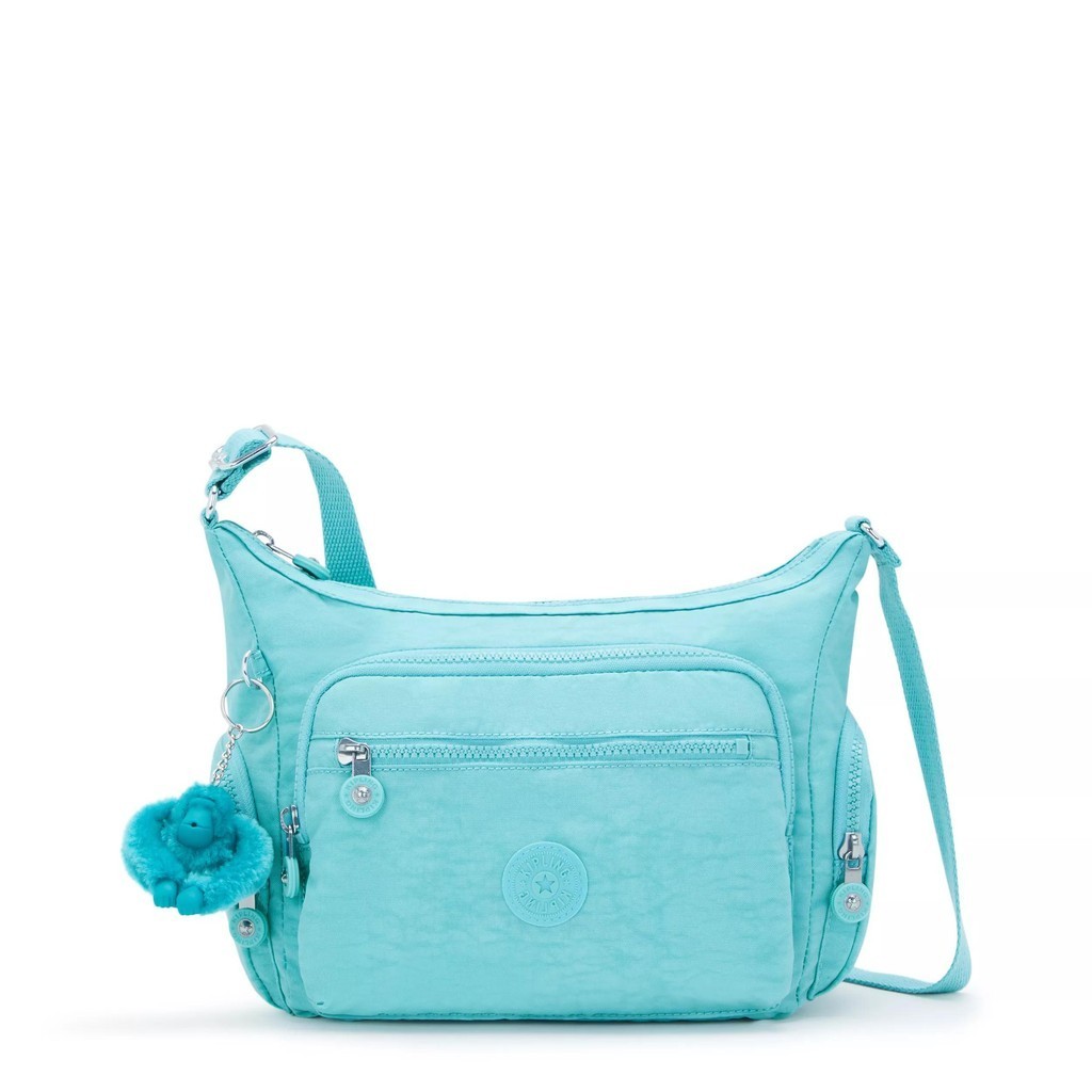Kipling Gabbie S Deepest Aqua Crossbody Bag | Shopee Malaysia