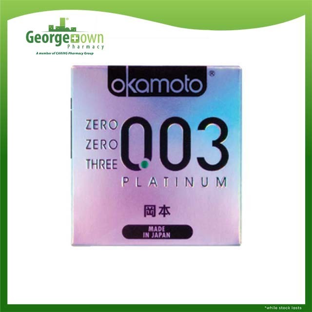 Okamoto 003Platinum Condom 3S | Shopee Malaysia