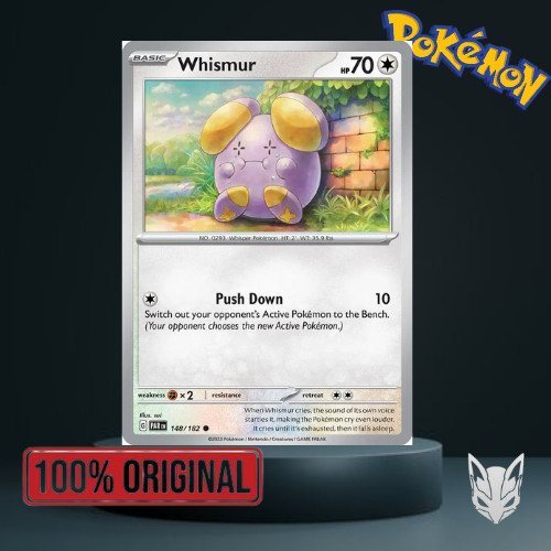 Original 4x cards playset Whismur (3x reverse holo) ptcg tcg pokemon ...