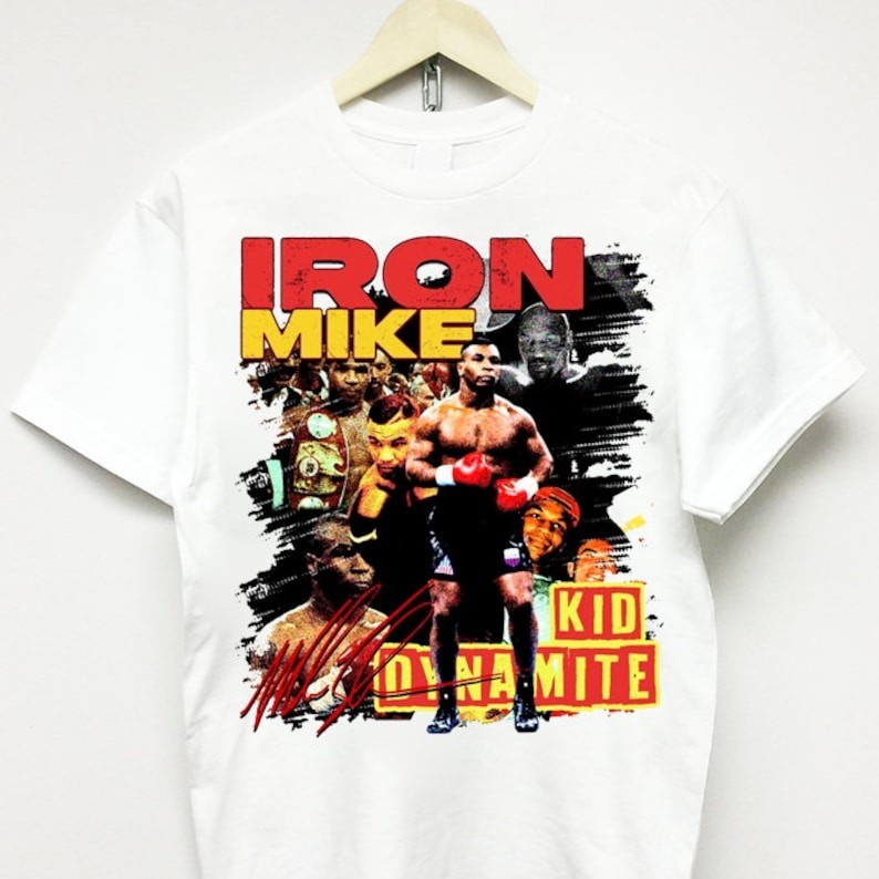 MIKE TYSON T-SHIRT vintage rap tee merch tour concert dennis rodman ...