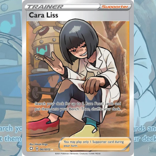 Cara Liss #067 star holo trainer art gallery full art tcg ptcg pokemon ...
