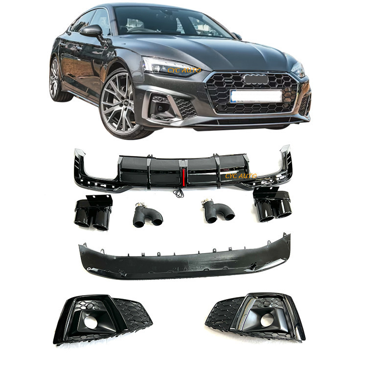 A5 car Bodykit for Audi A5 modified aero kit front splitter rear ...