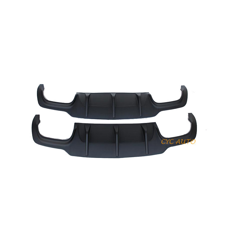 W204 C63 Diffuser Modified Rear Bumper Diffuser With Double Pipes For ...