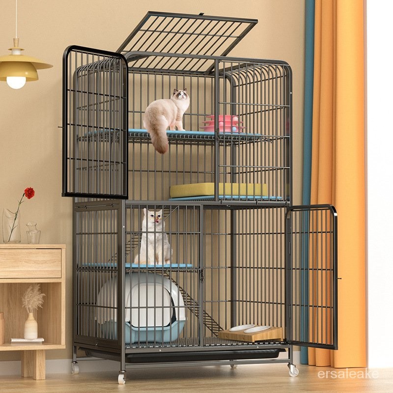 HY-6/Cat Cage Villa Super Large Free Space Home Indoor with Toilet ...