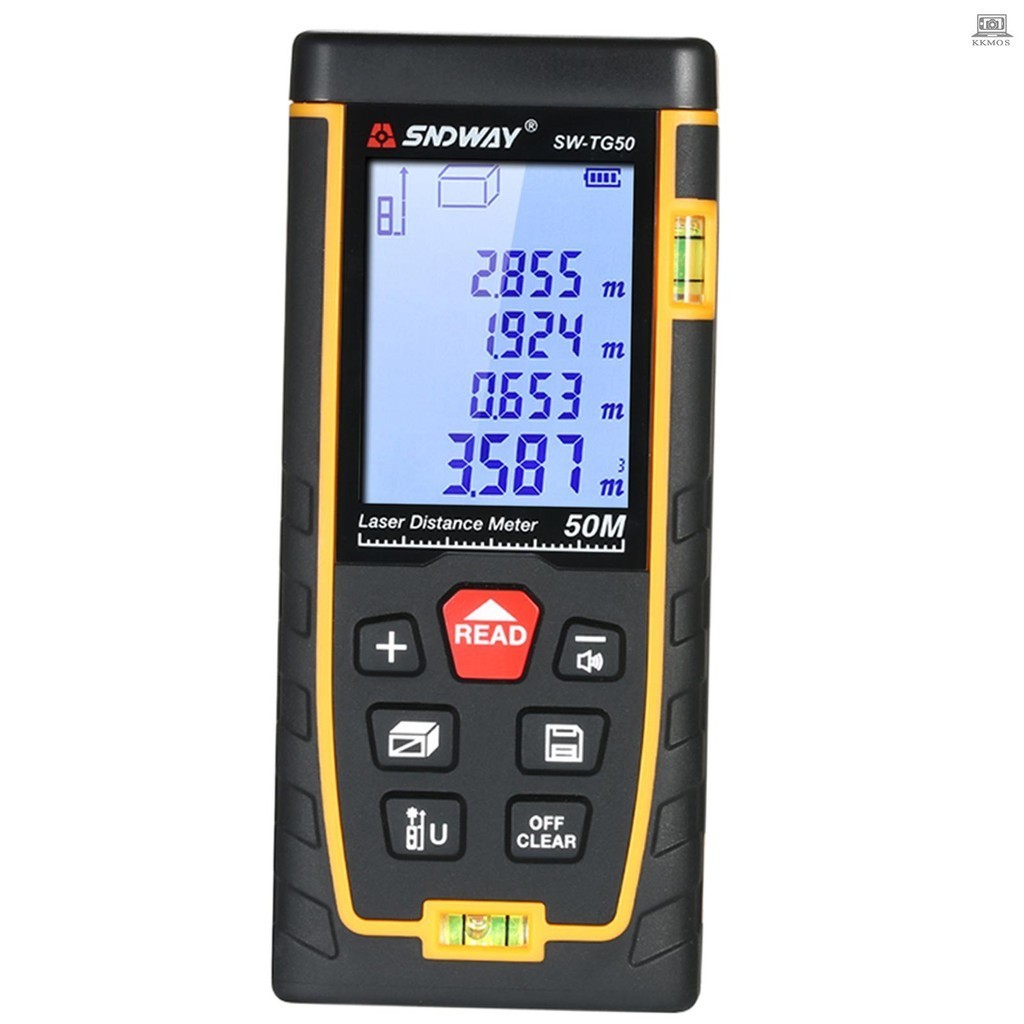 SNDWAY Handheld Digital Laser Distance Meter Portable Mini Range Finder ...