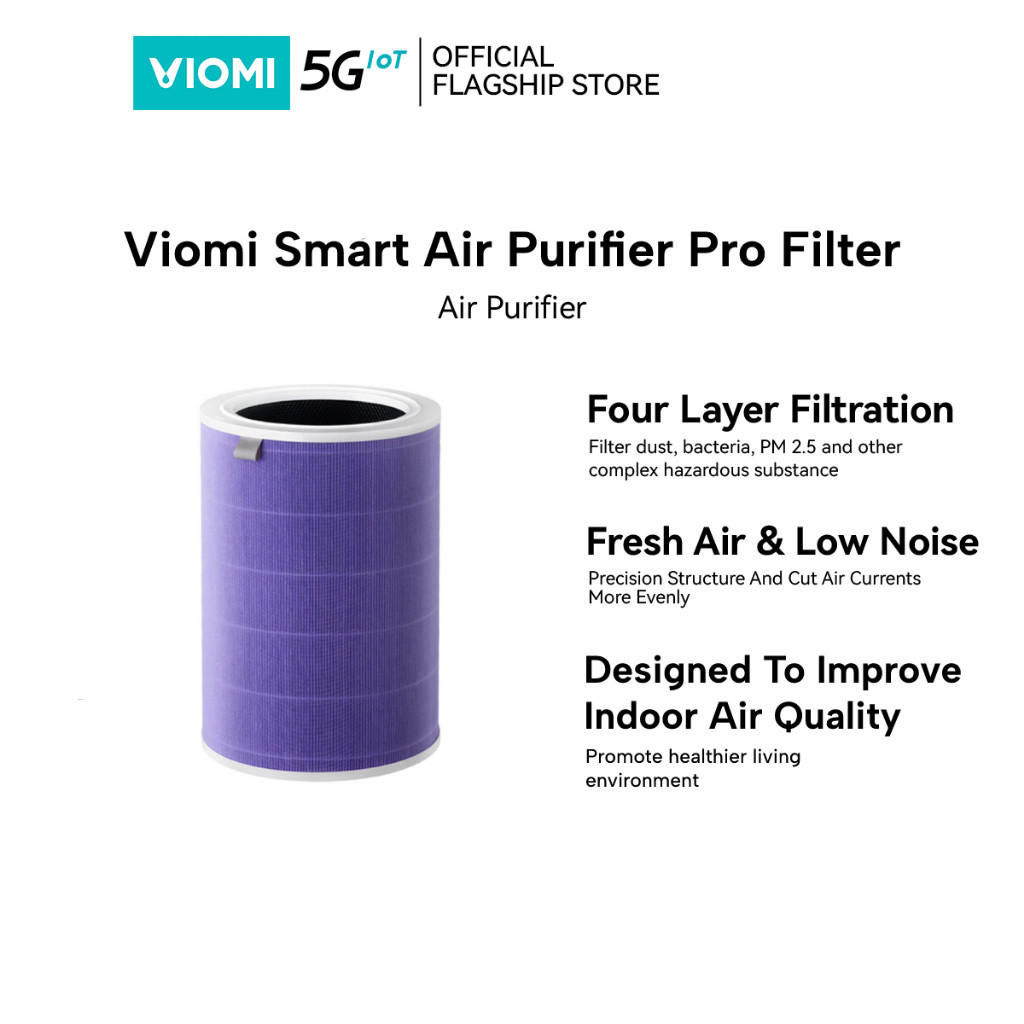 Viomi Smart Air Purifier Pro UV HEPA FIlter Shopee Malaysia