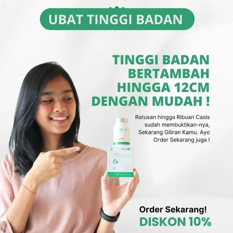 UBAT TINGGI BADAN CEPAT BESAR TAMBAH TINGGI BADAN HEIGHT CALCIUM POWDER ...