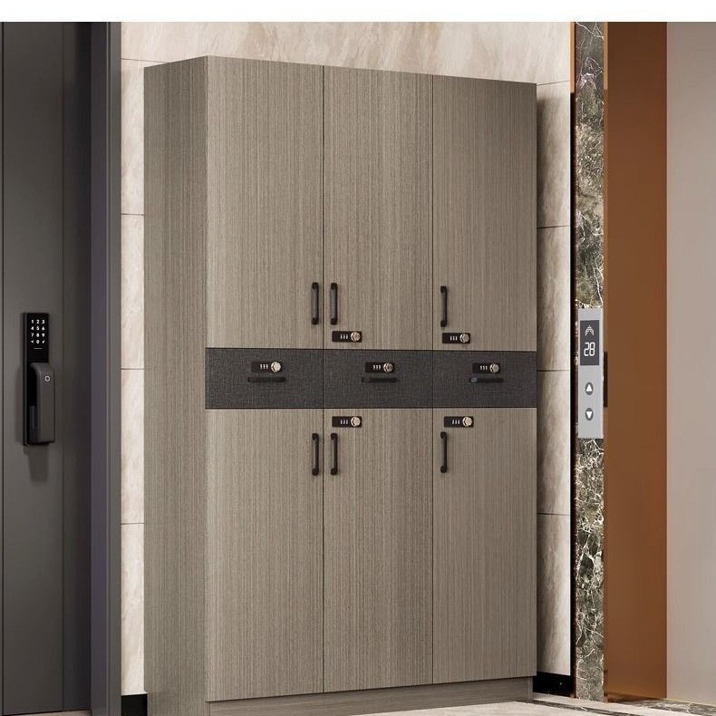 ST& Shoe Cabinet Home Doorway Corridor Outdoor Password Security Lock ...