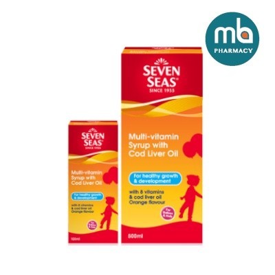 [Exp: Aug 2026] 7SEAS MULTIVITAMIN SYRUP 500ML FOC 100ML | Shopee Malaysia