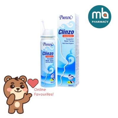 [Exp: Oct 2025] PUREEN CLINZO ISOTONIC SEAWATER SPRAY 50ML | Shopee ...