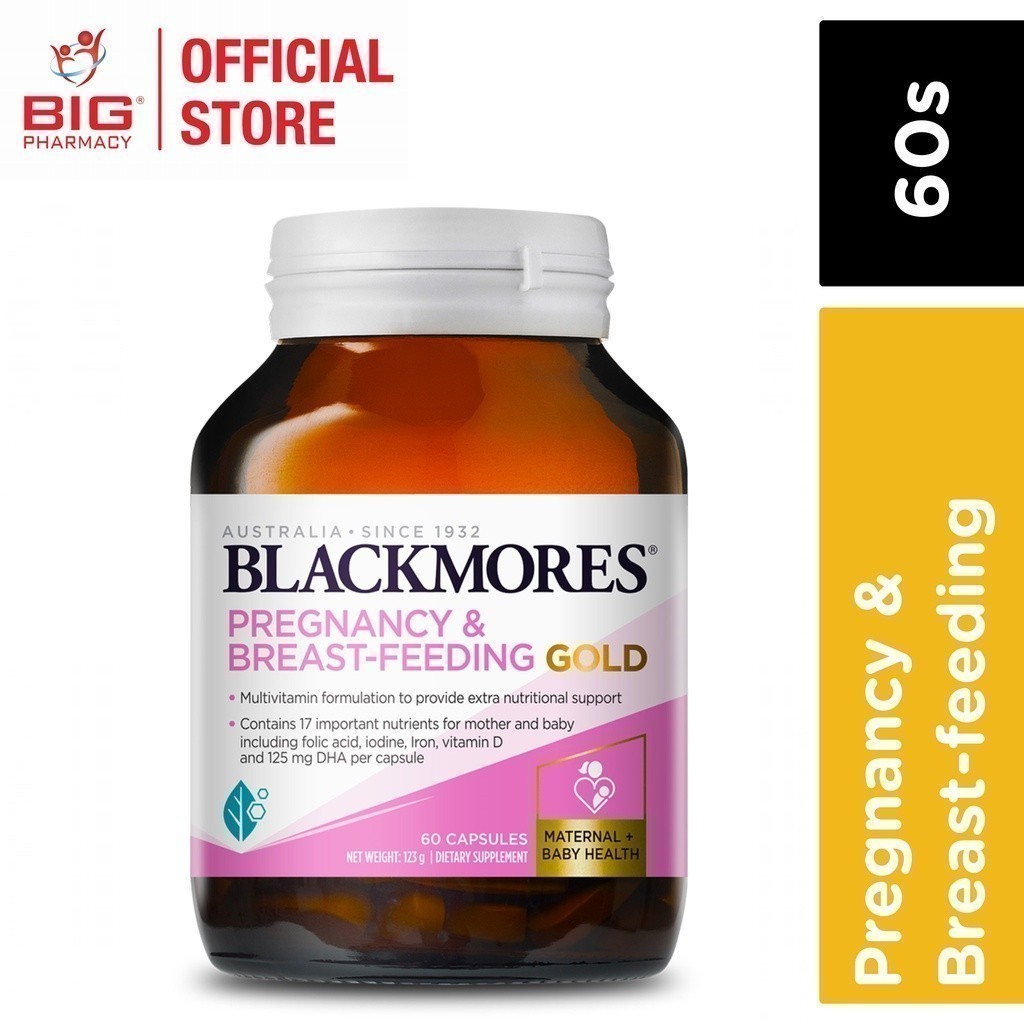Blackmores Pregnancy And Breast-Feeding Gold 60s | Shopee Malaysia