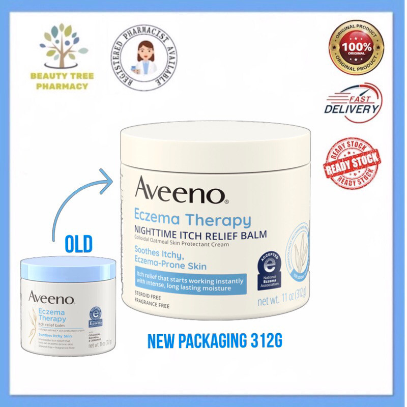 Aveeno Eczema Therapy Itch Relief Balm with Colloidal Oat 312g | Shopee Malaysia