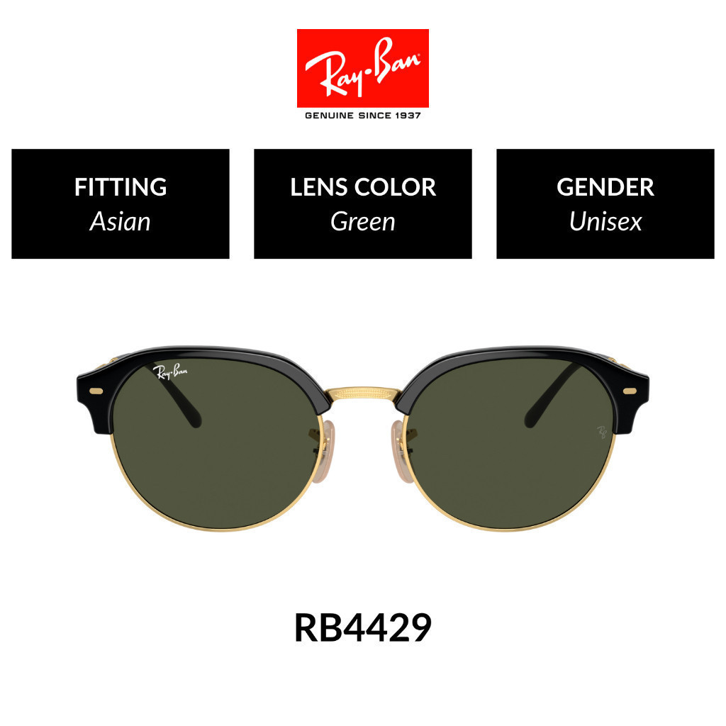 Ray-Ban - RB4429 601/31 Anti-UV Unisex Sunglasses Size 53/55mm | Shopee ...
