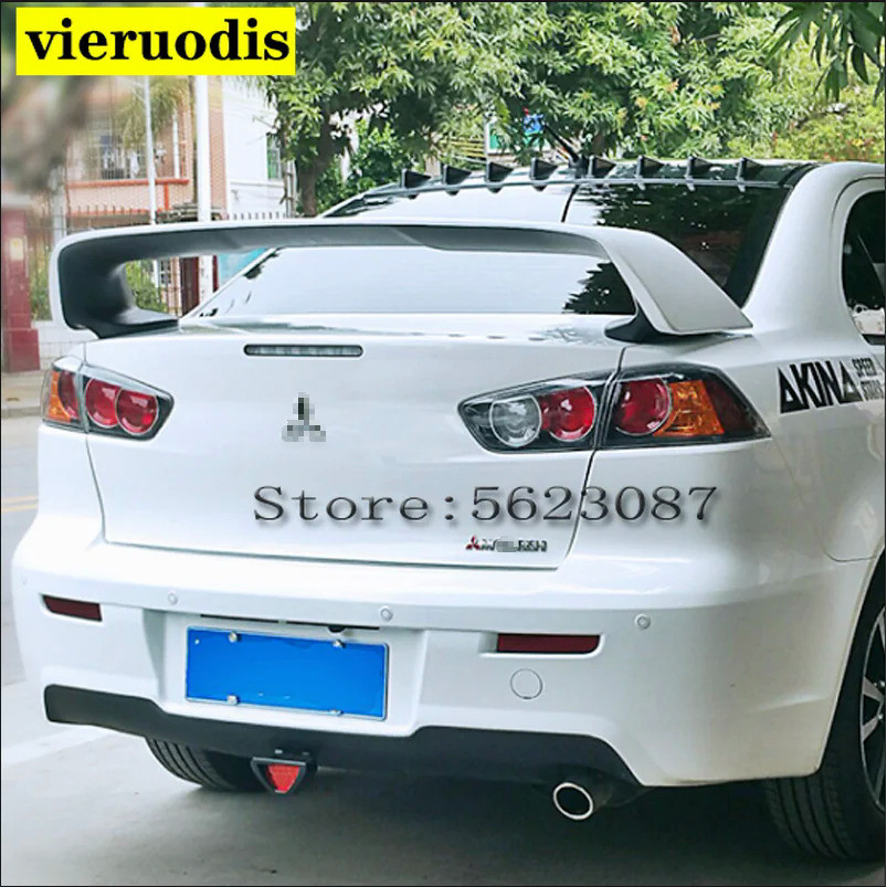 Painted Factory Style Spoiler Wing ABS For Mitsubishi Lancer Spoiler ...
