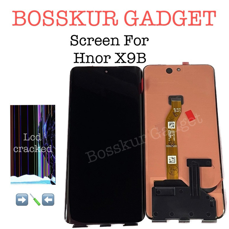 LCD TOUCH SCREEN COMPATIBLE FOR HONOR X9B SKRIN REPLACENT PART AMOLED ...