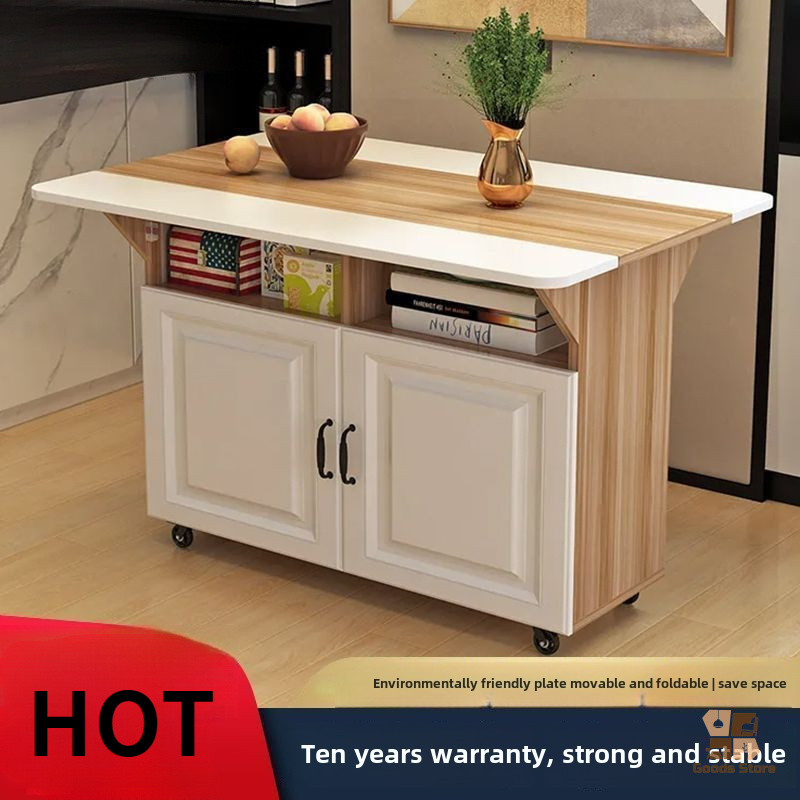 Multifunctional folding dining table movable folding dining table with ...