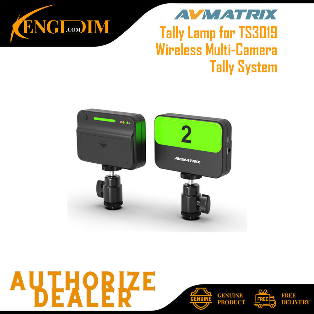 AVMATRIX TS3019-RX Tally Lamp for TS3019 Wireless Multi-Camera Tally ...