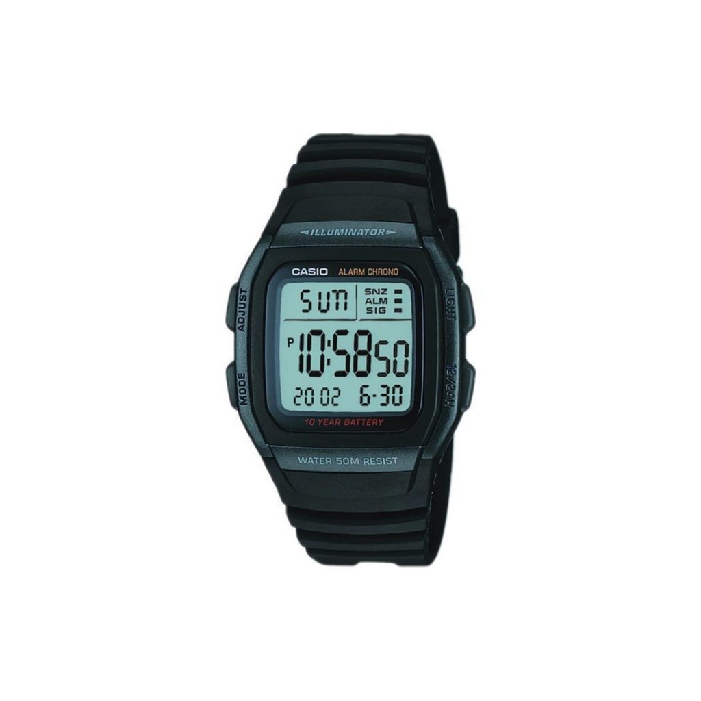 CASIO Watch Digital W-96H-1B Men's Overseas Model [Reimported] | Shopee ...