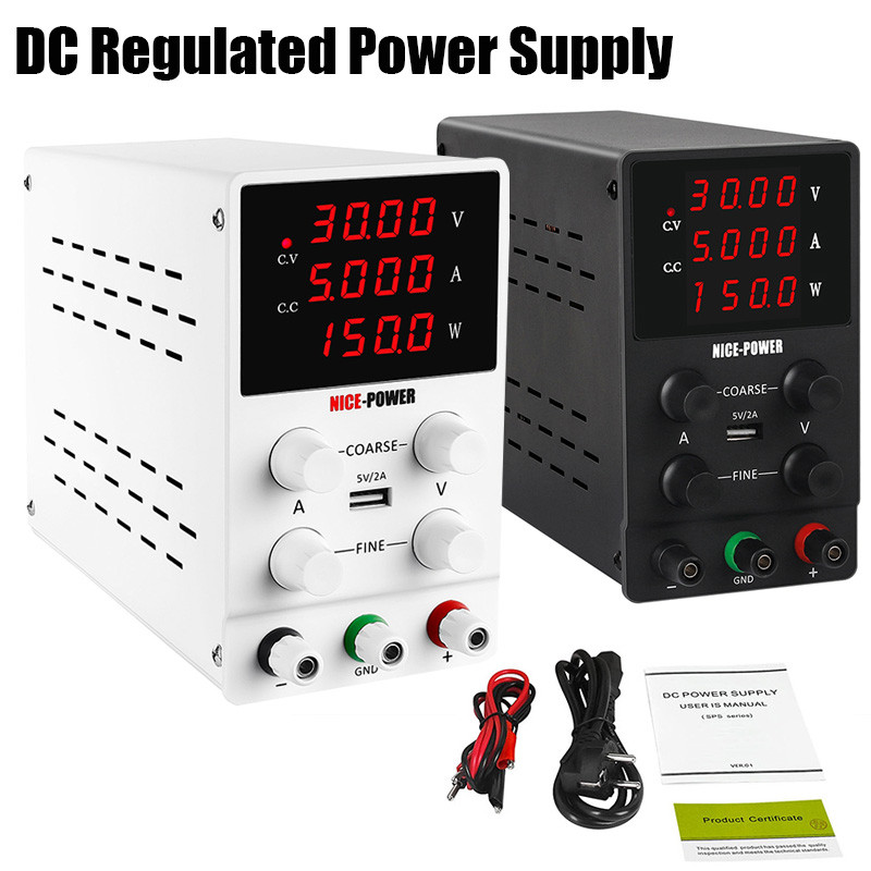 New 220V 110V DC Regulated Power Supply LED Display For Dual Voltage ...