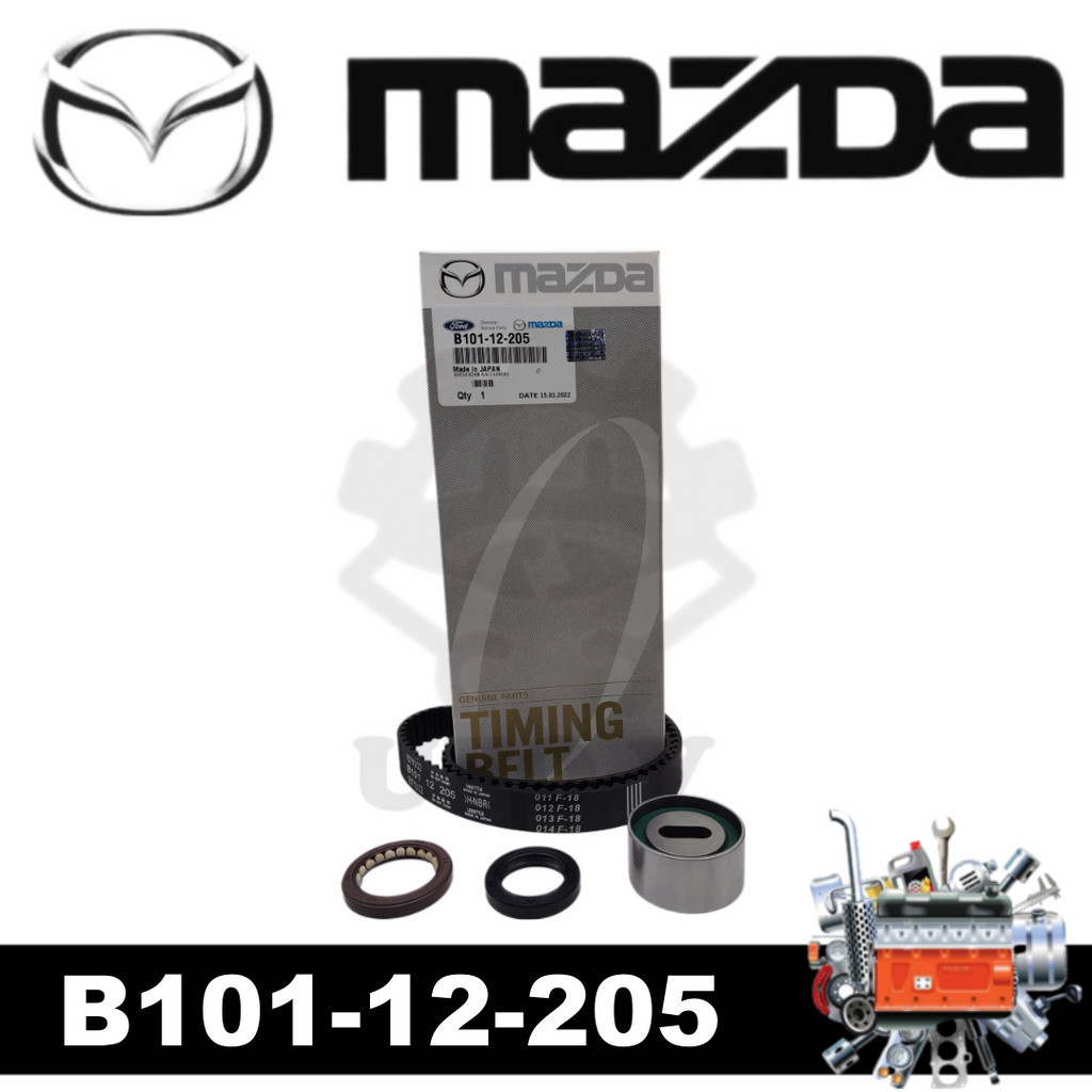 B101-12-205 Timing Belt Kit Set for Mazda 323 BF 1.3/1.5/1.6, Grand ...