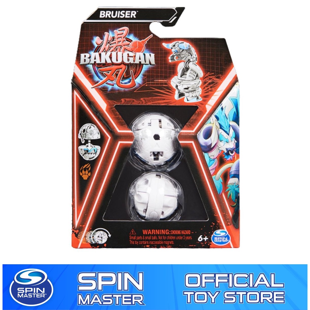 [Original] Bakugan Core Bakugan Bruiser (White) Figure Toys for Kids ...