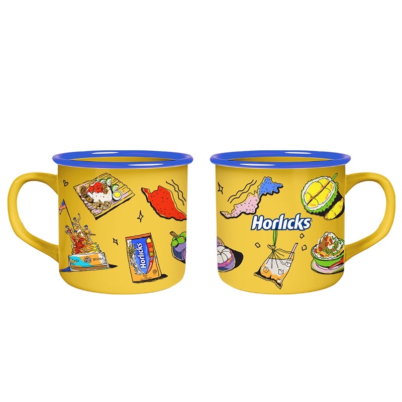 Horlicks X Malaysia Day Collectible Cup 复古铁杯 老杯 古早味杯子 | Shopee Malaysia