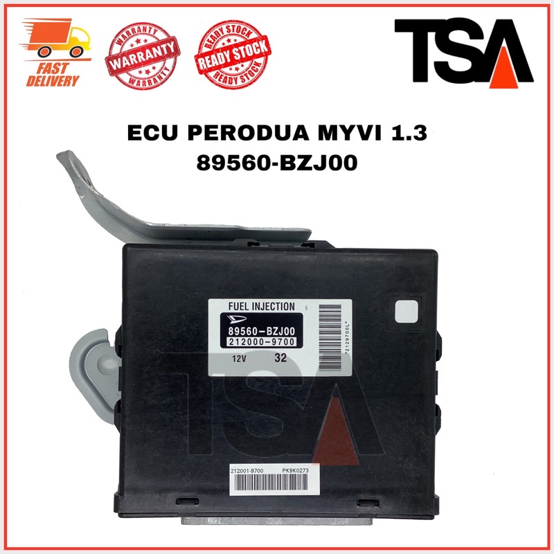 ECU PERODUA MYVI 1.3 2013 - 89560-BZJ00 ENGINE CONTROL UNIT CAR SPRE ...
