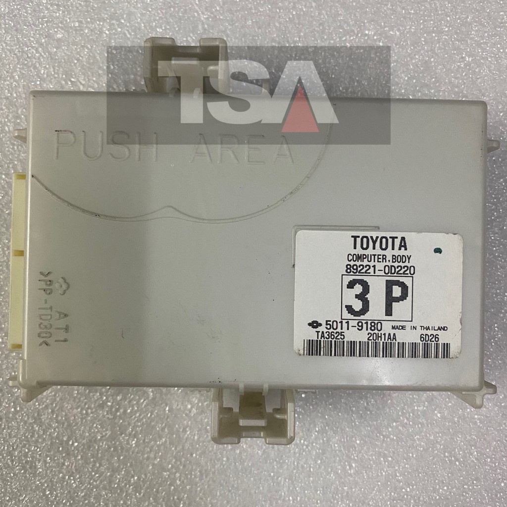 COMPUTER BODY TOYOTA VIOS NCP150 - 89221-0D220 [3P] Multiplex Network ...