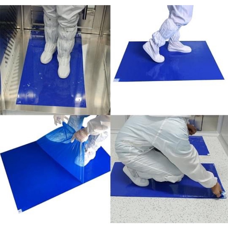 300pcs Cleanroom Disposable Sticky Mat （30layers/pack 1 CTN 10PACK 灰尘脚贴 ...